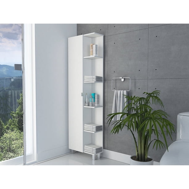 Estante Organizador De Baño Bath 1 Puerta Blanco | Lider