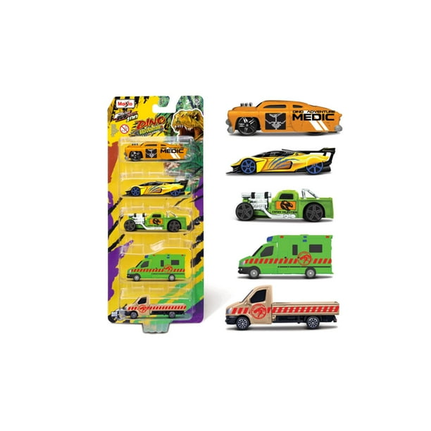 Pack 5 Autos Dino Adventure Fresh Metal 100 | Lider