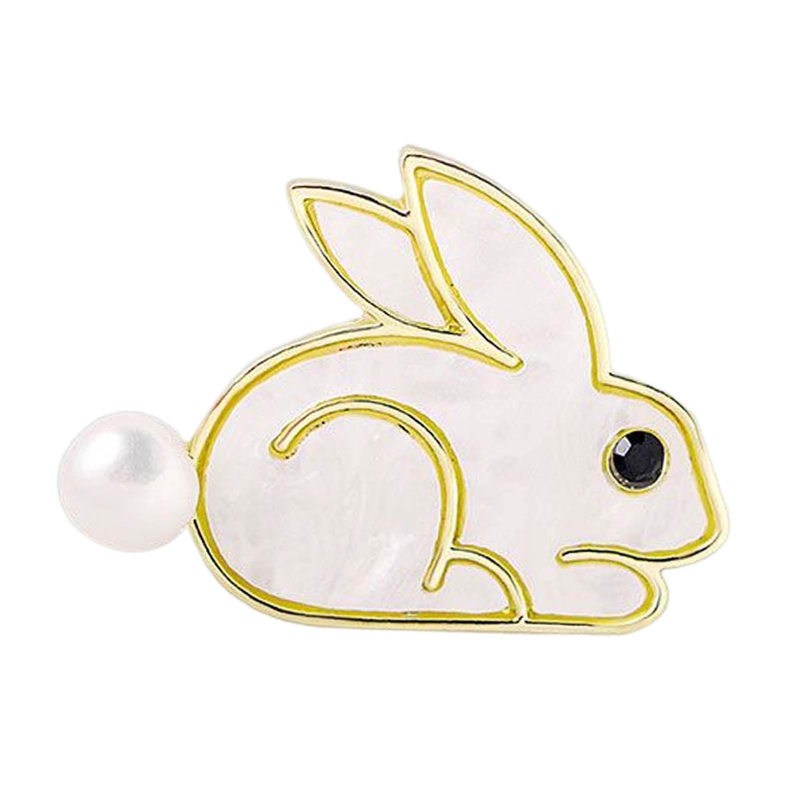 Broche De Conejo Pin Bunny Lapel Pins Insignias Traje Charm Para ...