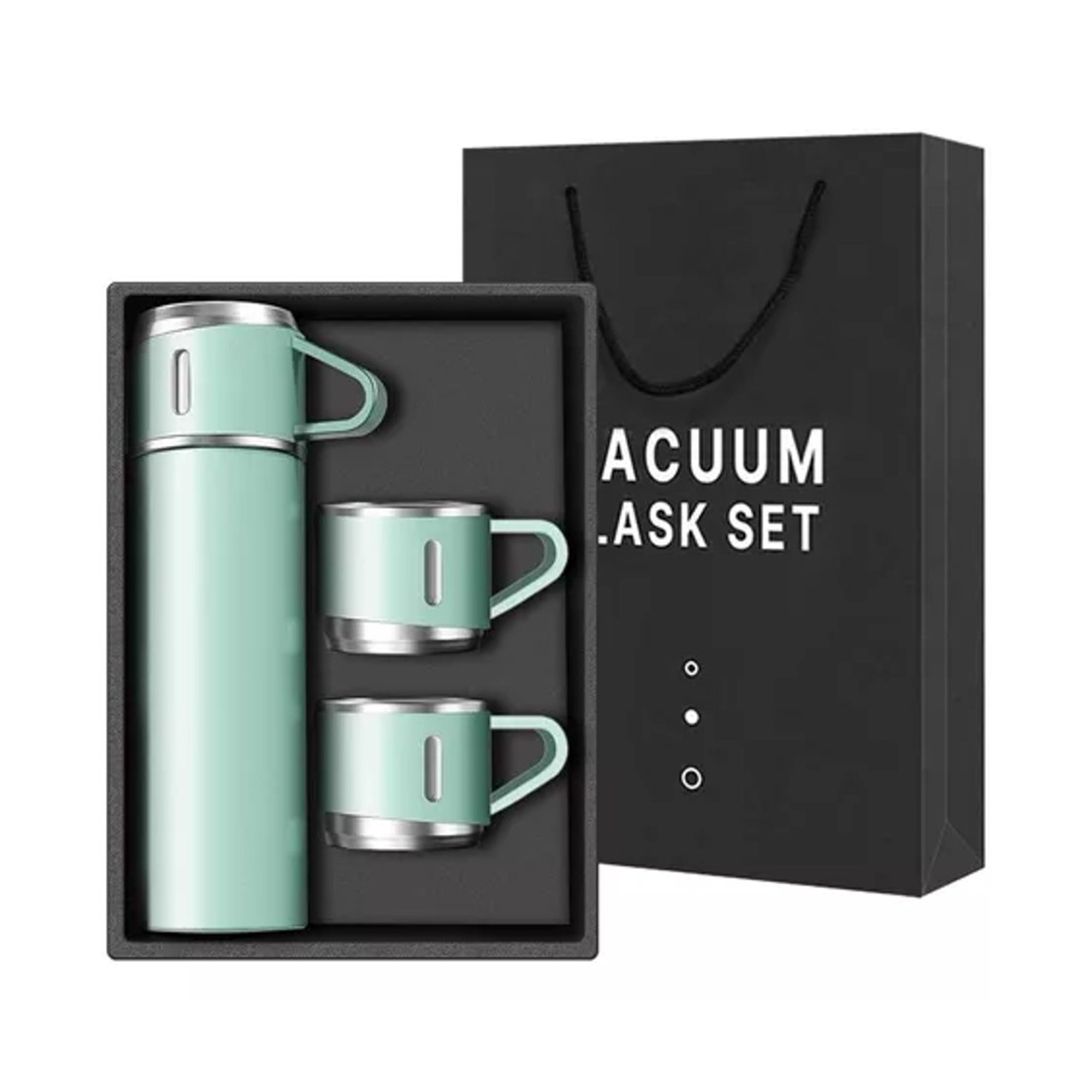 Set Termo Caliente Frio Termo Acero Inox Y 3 Tazas 500 Ml | Lider