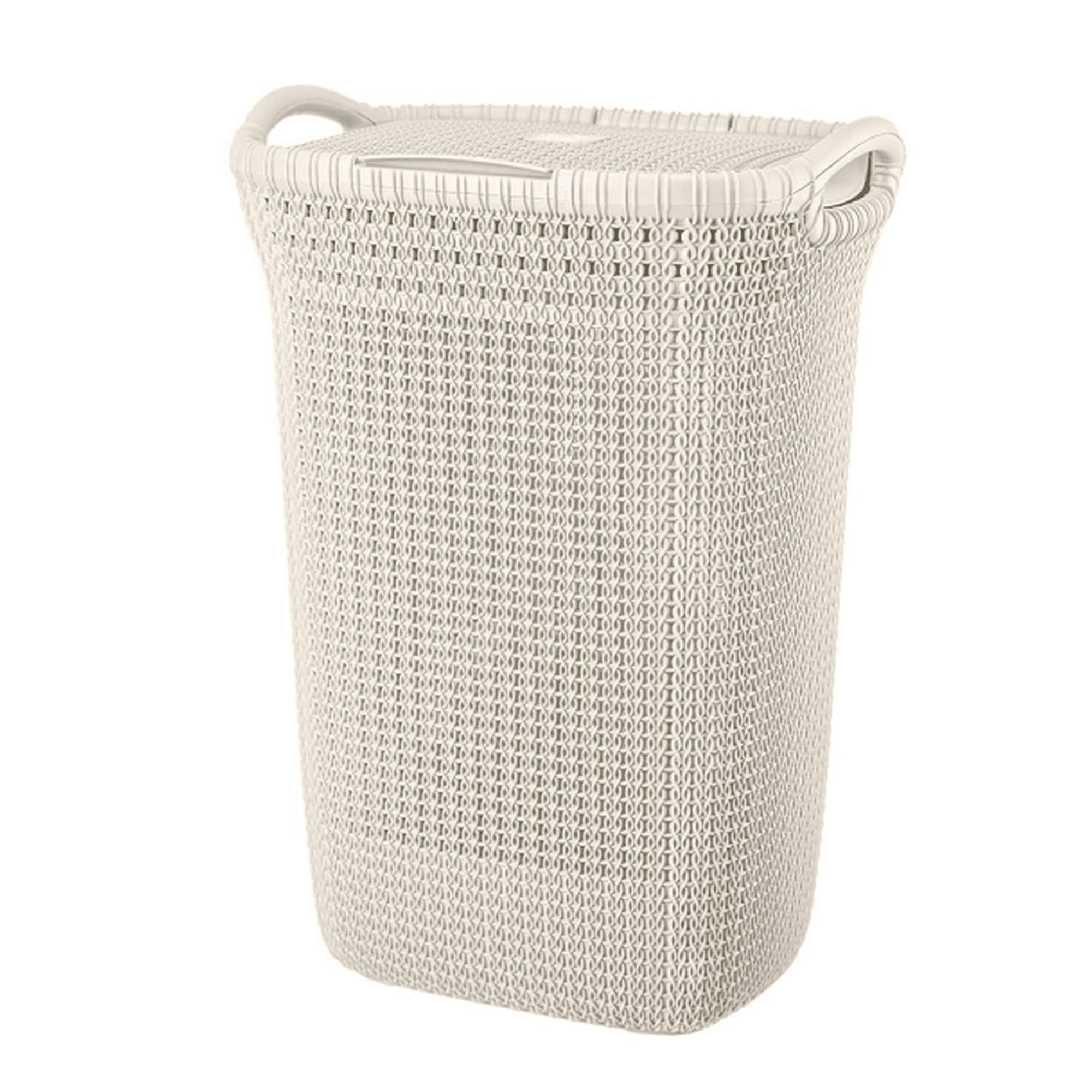 Canasto para ropa rectangular khipu color Blanco | Lider