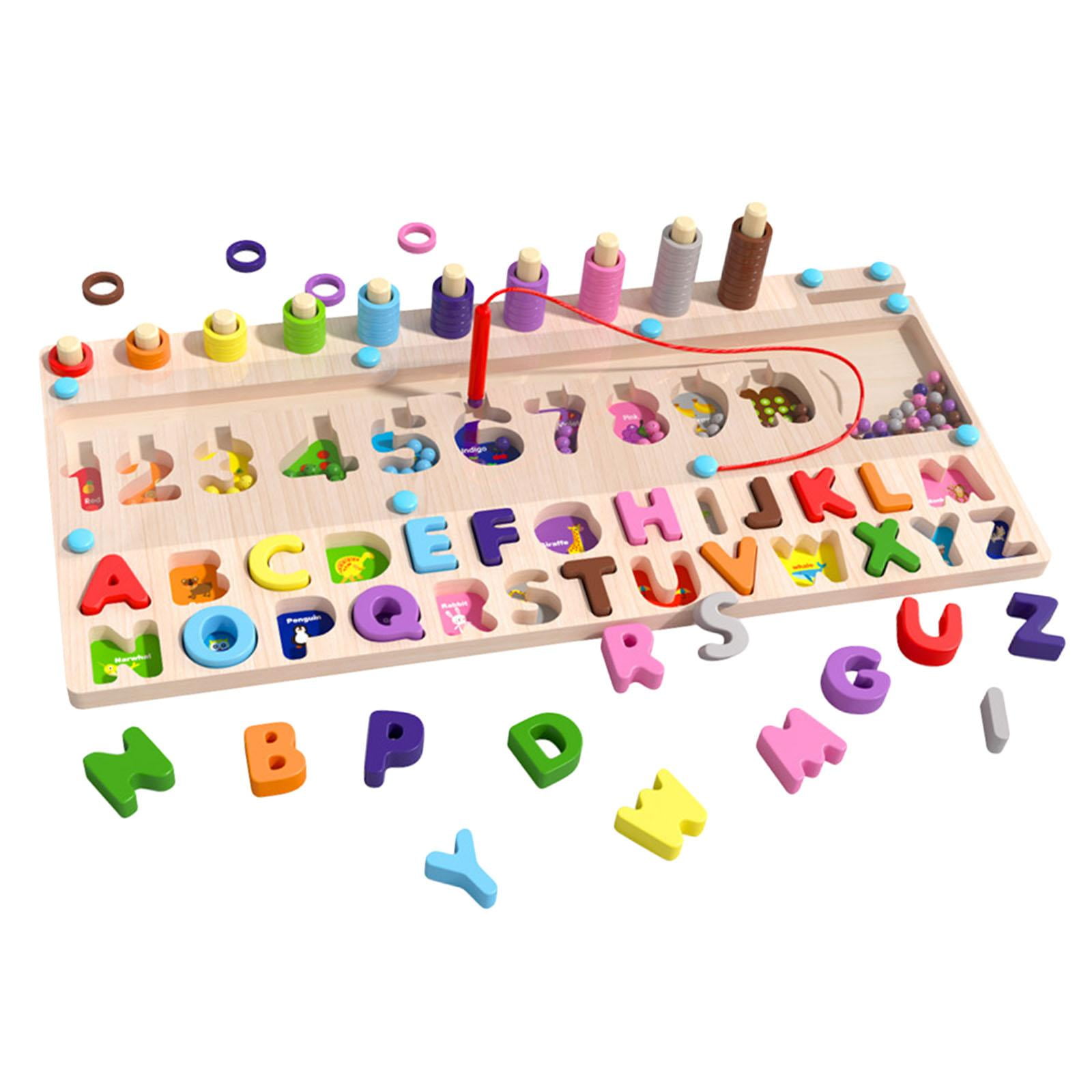 Juego Preescolar Del Tablero De Clasificación Del Imán De Madera Del ...