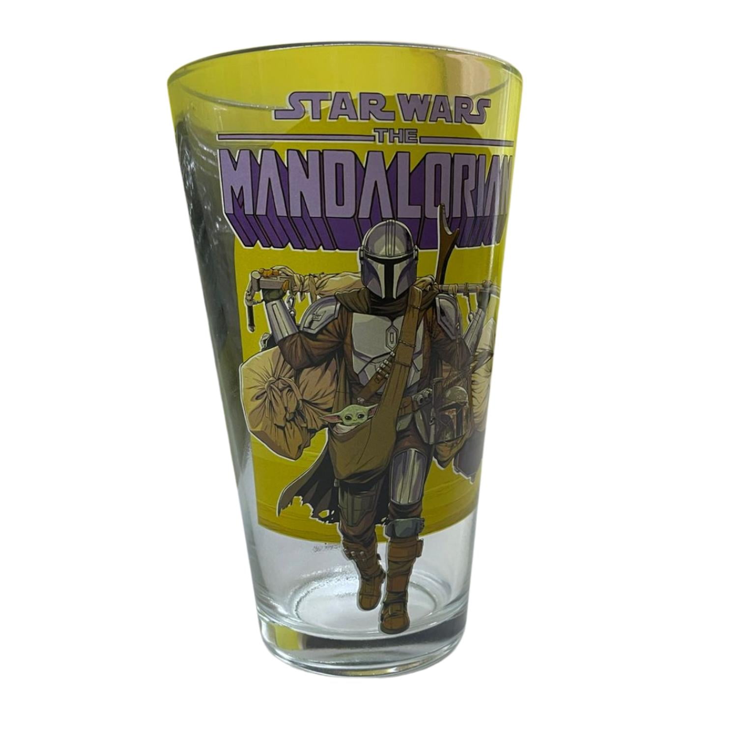 Vaso De Vidrio Star Wars Serie The Mandalorian Beby Yoda amarillo | Lider