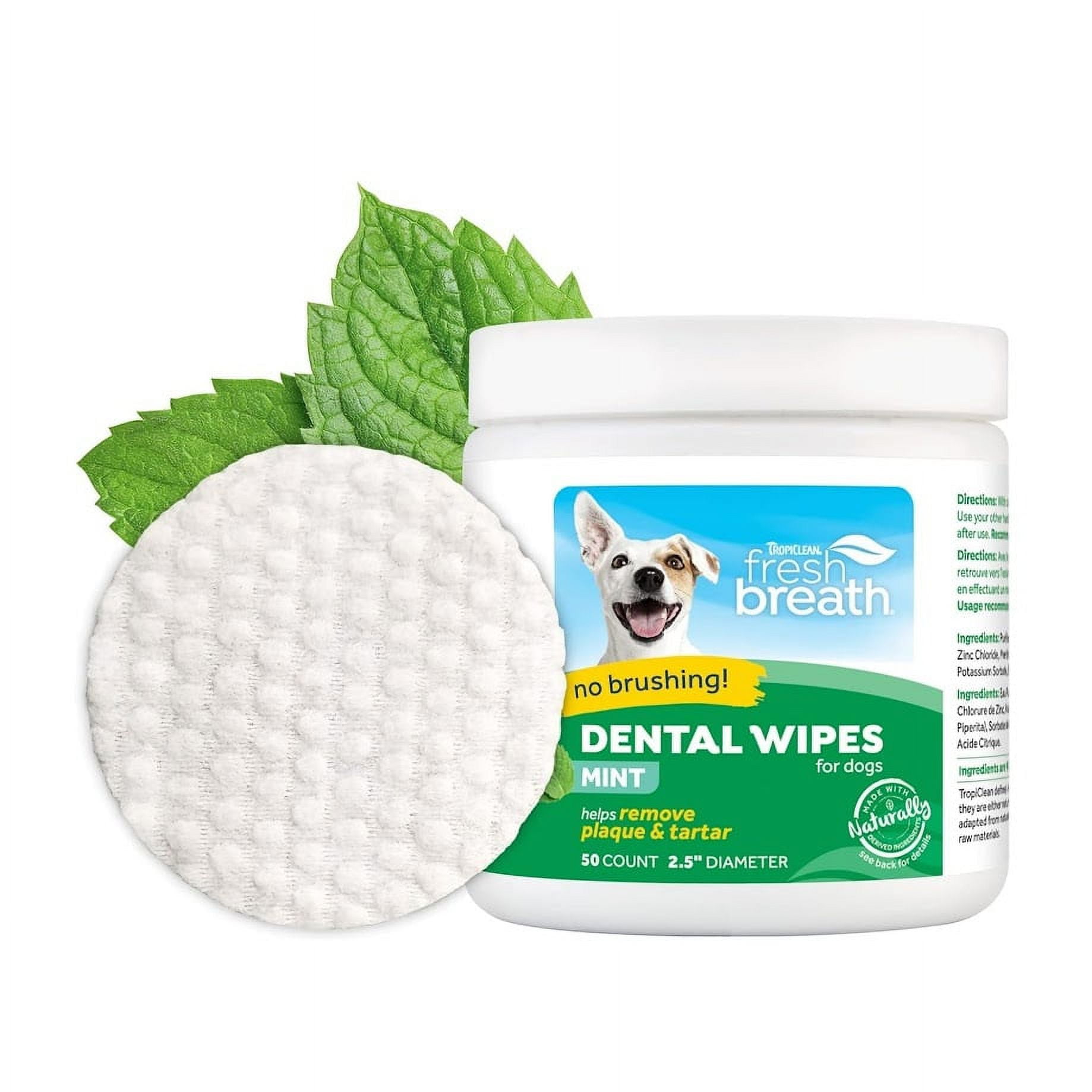 TropiClean Dental Wipes 50Un | Lider