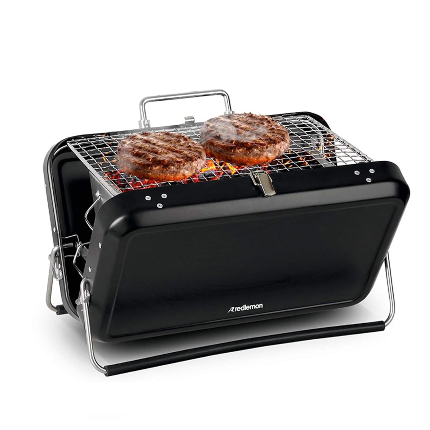Mini Parrilla Plegable Portátil De Acero Inoxidable Maletín negro | Lider