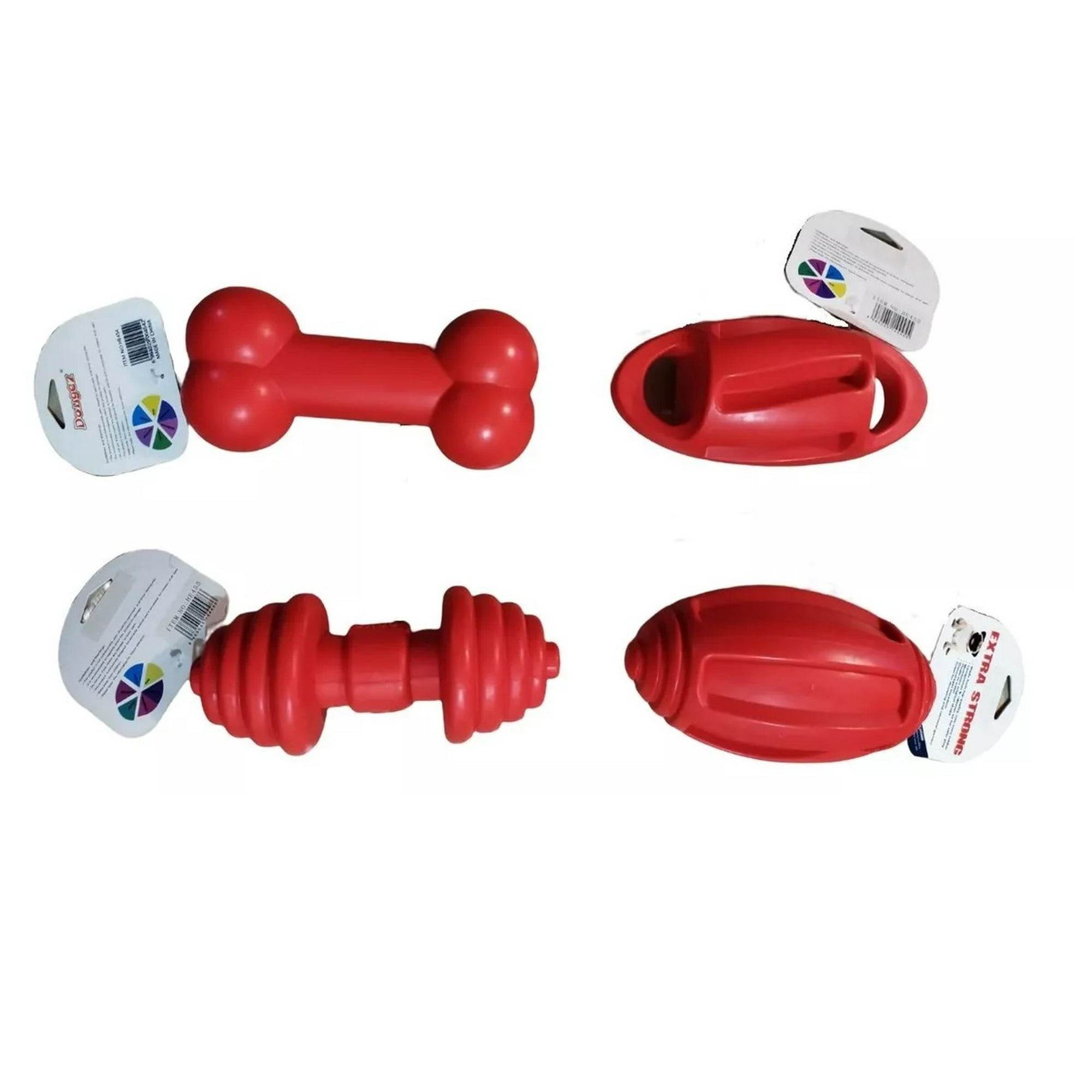 Packs De 4 Juguetes Para Jugar Y Morder Para Perros Mascotas | Lider