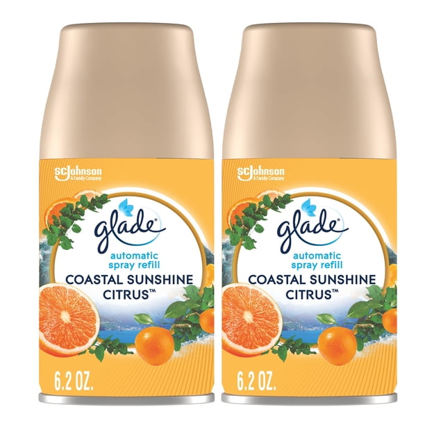 Recambio automático en aerosol para ambientador Glade, Coastal Sunshine ...