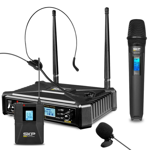 Kit Micrófono Inalámbrico Multifrecuencia Uhf 700 Pro | Lider