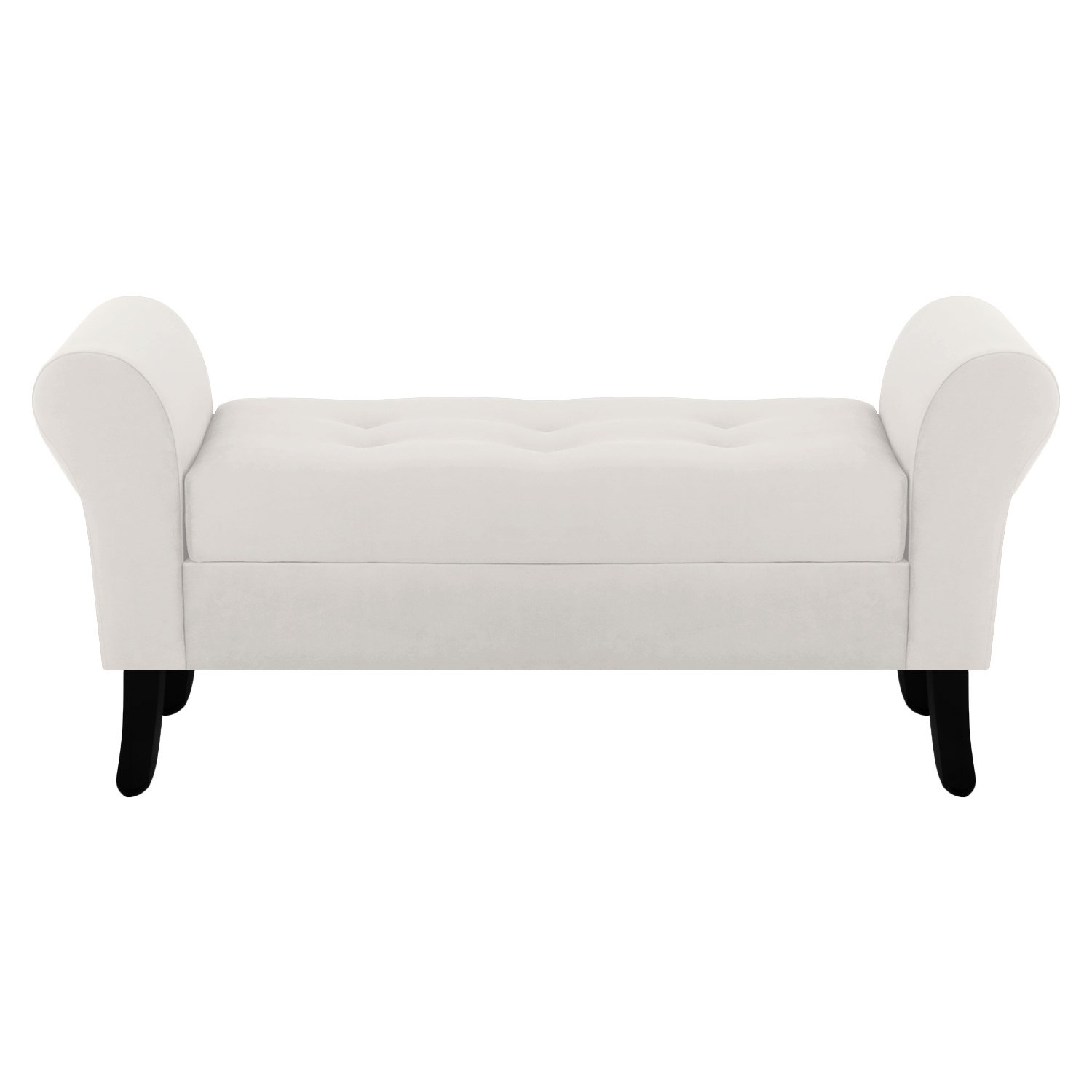 Banqueta Baul Lua 2c Felpa 20 Crudo | Lider