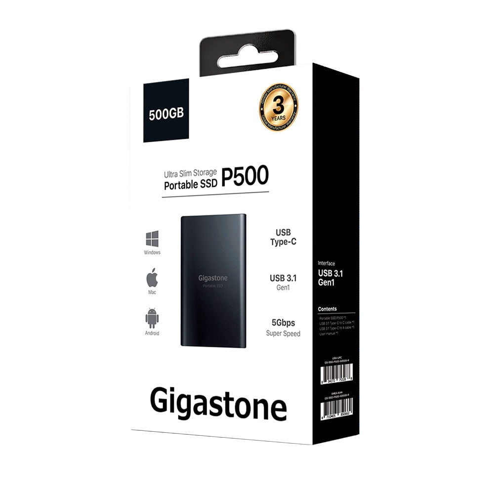 Disco Duro Externo SSD 500GB Tipo C 5GBPS | Lider