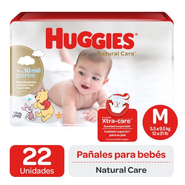 PANAL HUGGIES NATURAL CARE M22 | Lider