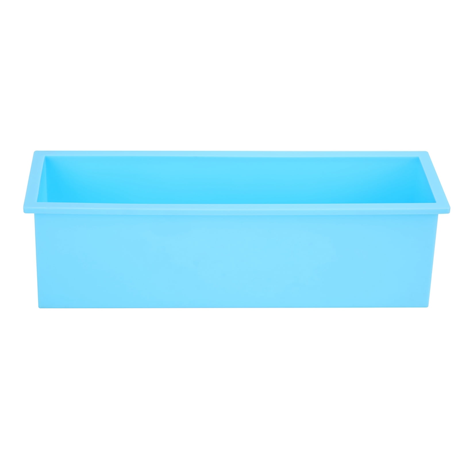 Molde rectangular de silicona para jabón de 1200 ml, ideal para hacer tostadas. | Lider