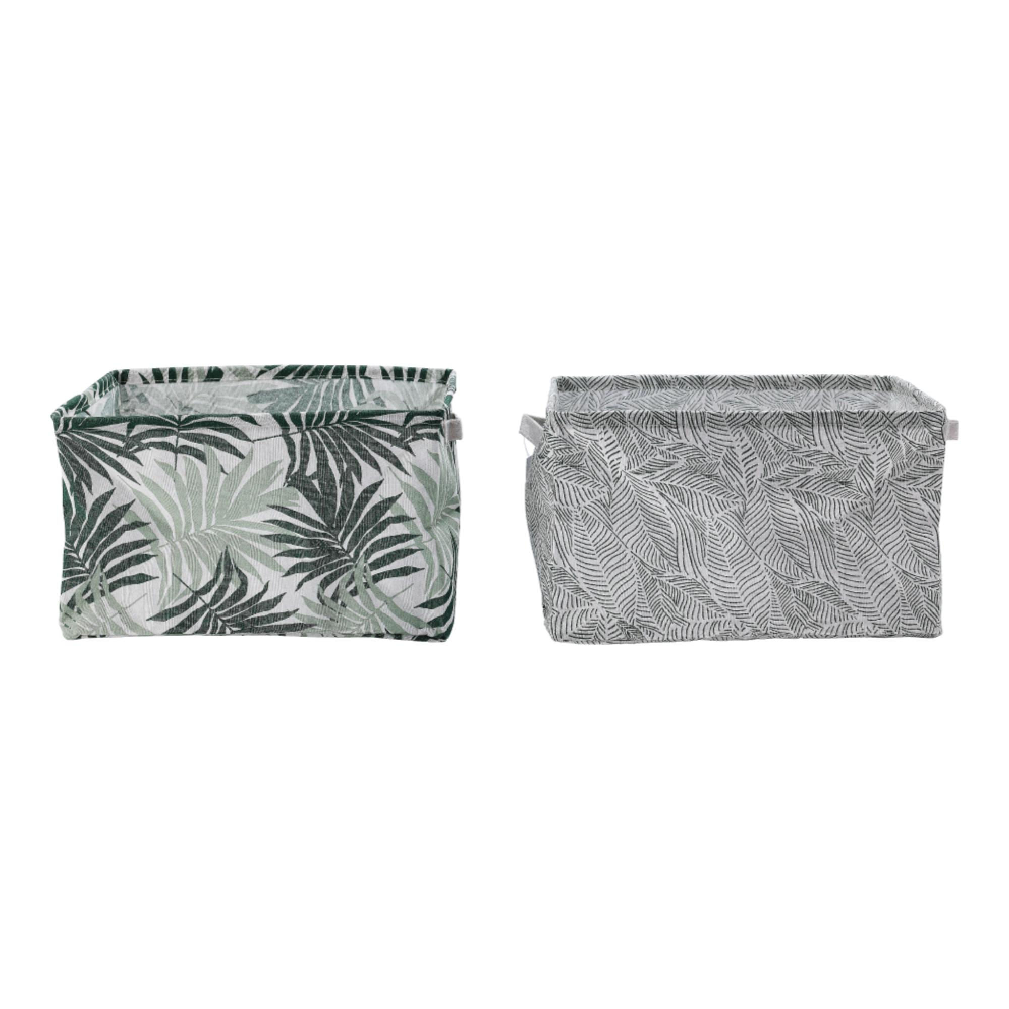 Canasto Print Rectangular Th24-5154 Polialgodón Multicolor | Lider