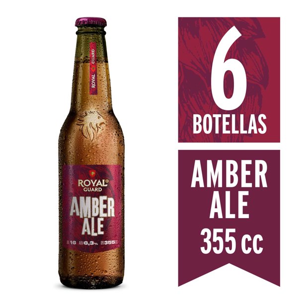 Cerveza Amber Ale 6.3° Pack 6 Botella, 355 ml | Lider