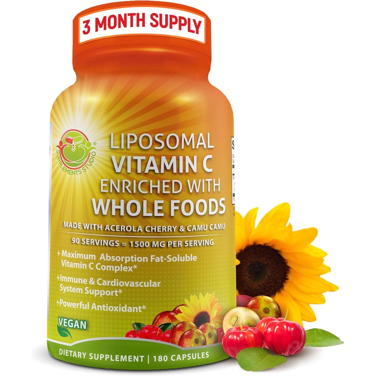 Vitamina C Liposomal 1500mg Supplements Studio 180 Cápsulas | Lider