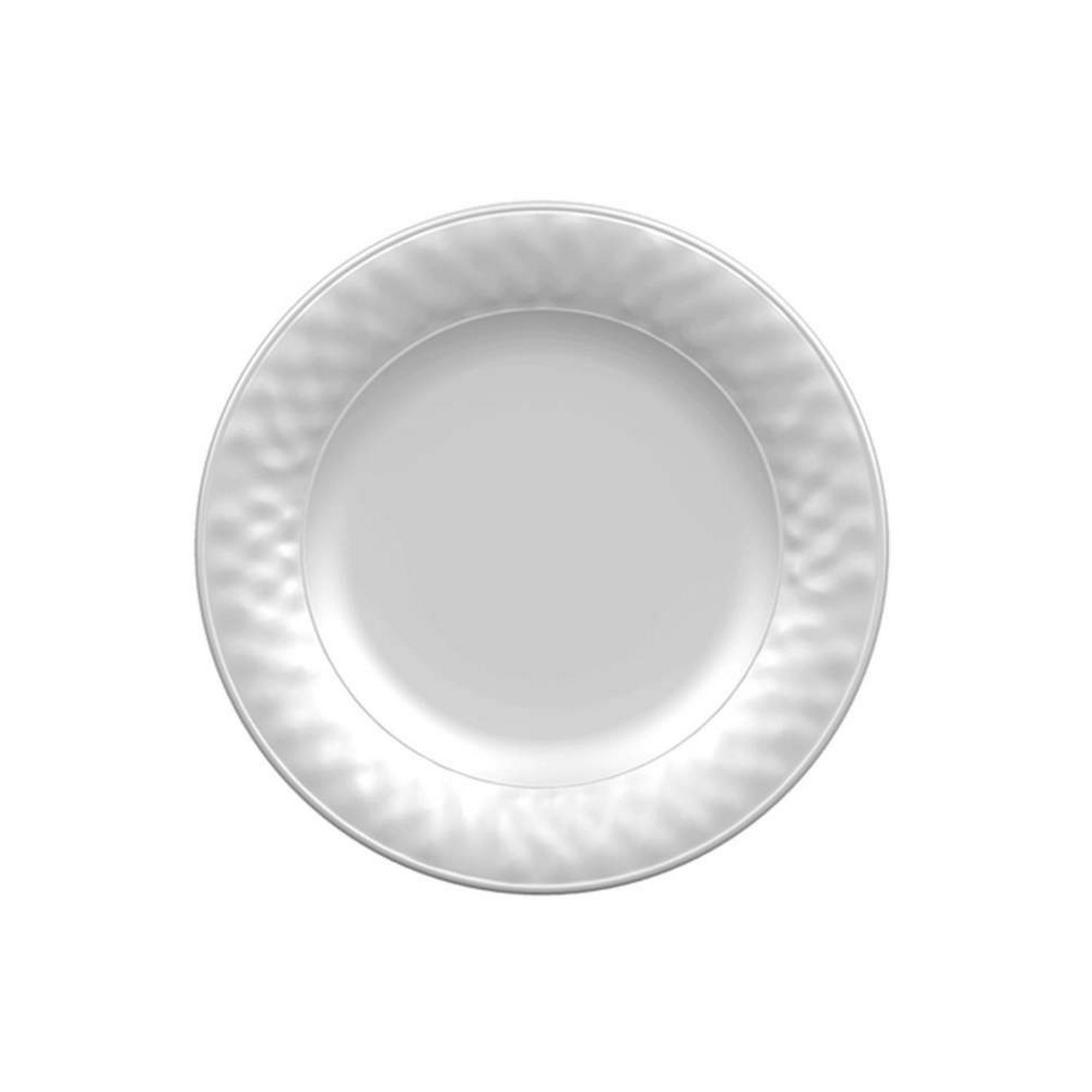 Plato Melamina 28cm Provenzal Blanco - Irrompible y Duradero | Lider