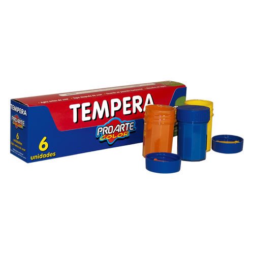 Témperas 6 Colores Caja, 1 Un | Lider