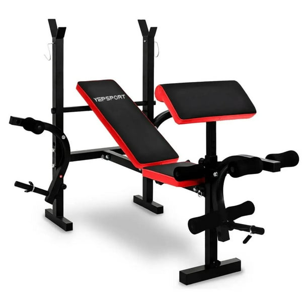 Banca Multifuncional Pesas Pecho Piernas Abs 2243 negro | Lider