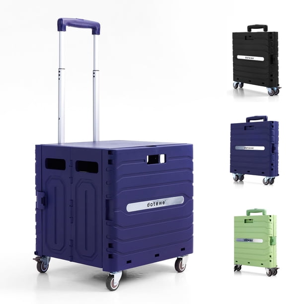 Carrito utilitario plegable con caja rodante portátil | Lider