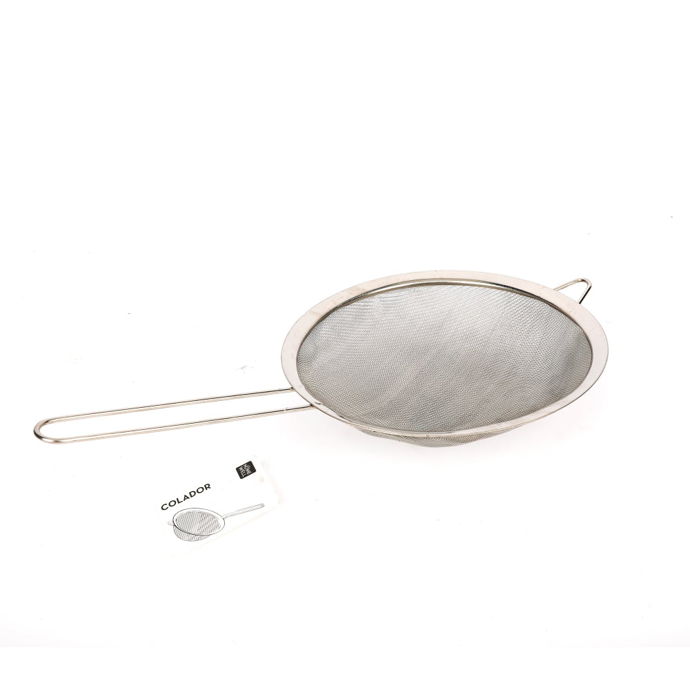 Colador Metálico De Cocina 21x40cm Lider 7367