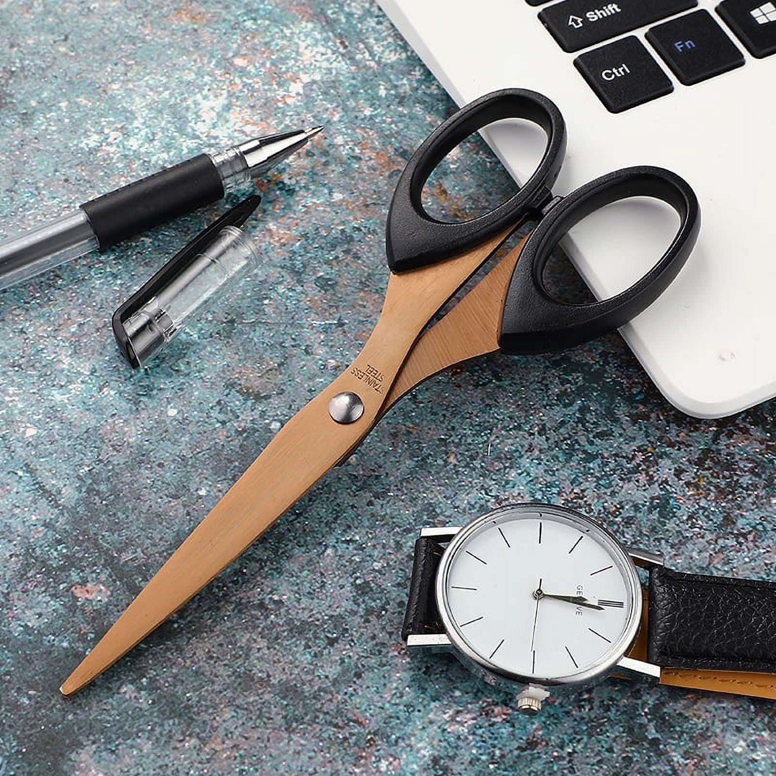 Effortlessly Cut Through Paper with Non-Stick Stainless Steel Scissors ...