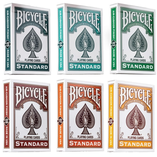 Paquete de coleccionista Playing Cards Bicycle de 6 mazos de la serie Color | Lider