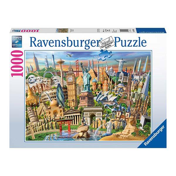 Puzzle Monumentos del mundo - 1000 piezas | Lider