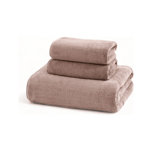 Toallas 50x90 cm Pack de 2 Color Rosa Palo | Lider