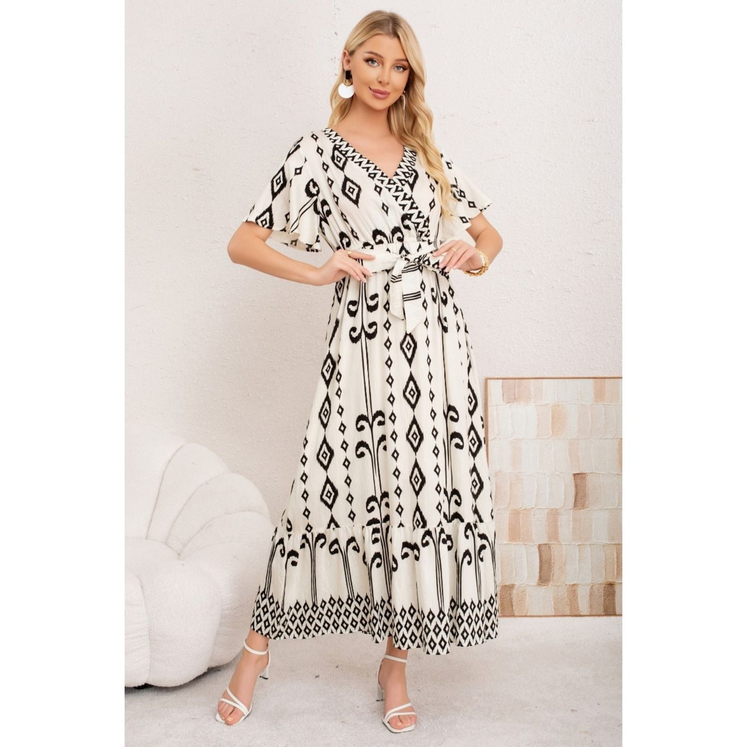 Maxi Vestido Largo Mujer Cruzado Diseño Casual Eventos 3363 | Lider