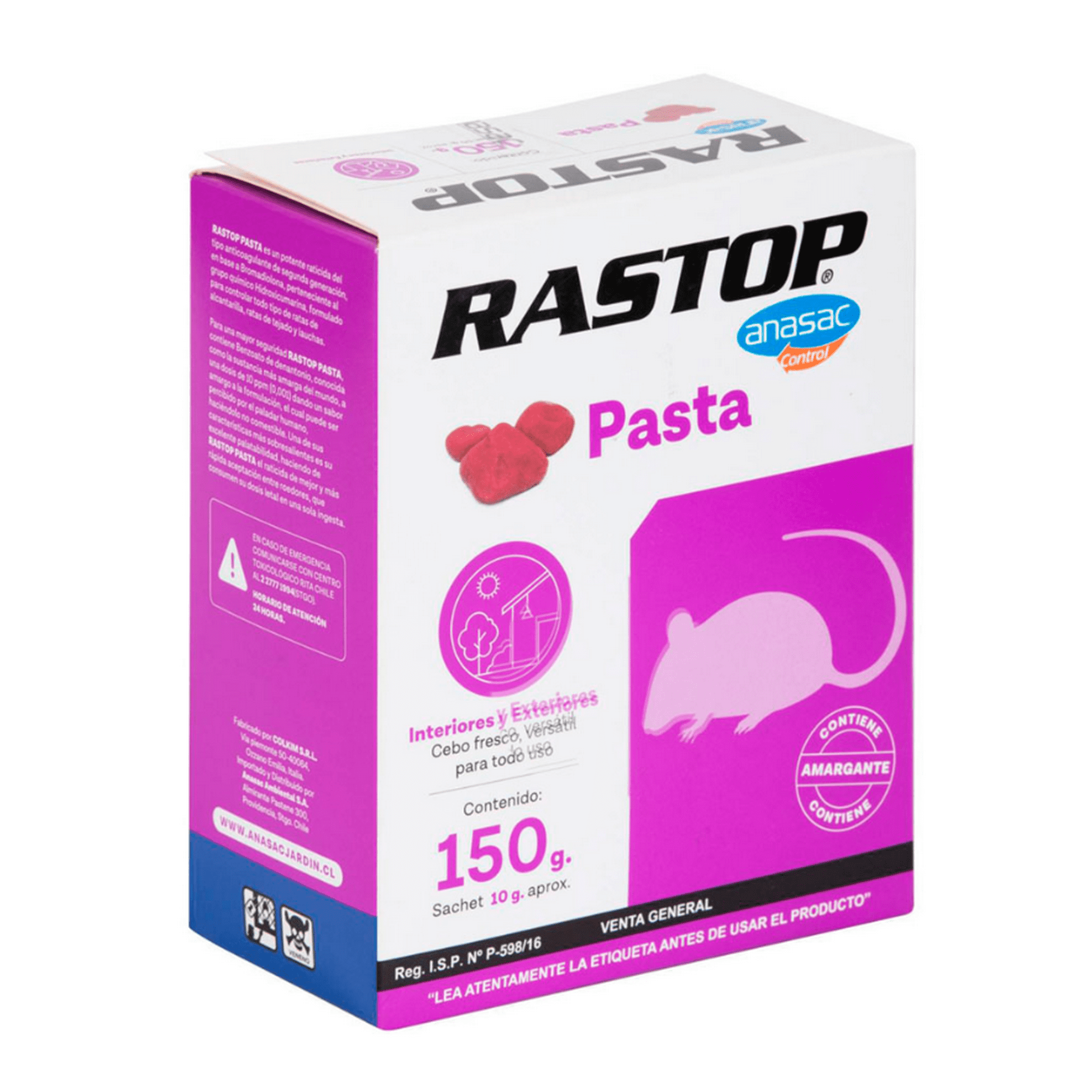 Cebo En Pasta Rastop Para Ratones 500gr - Anasac | Lider