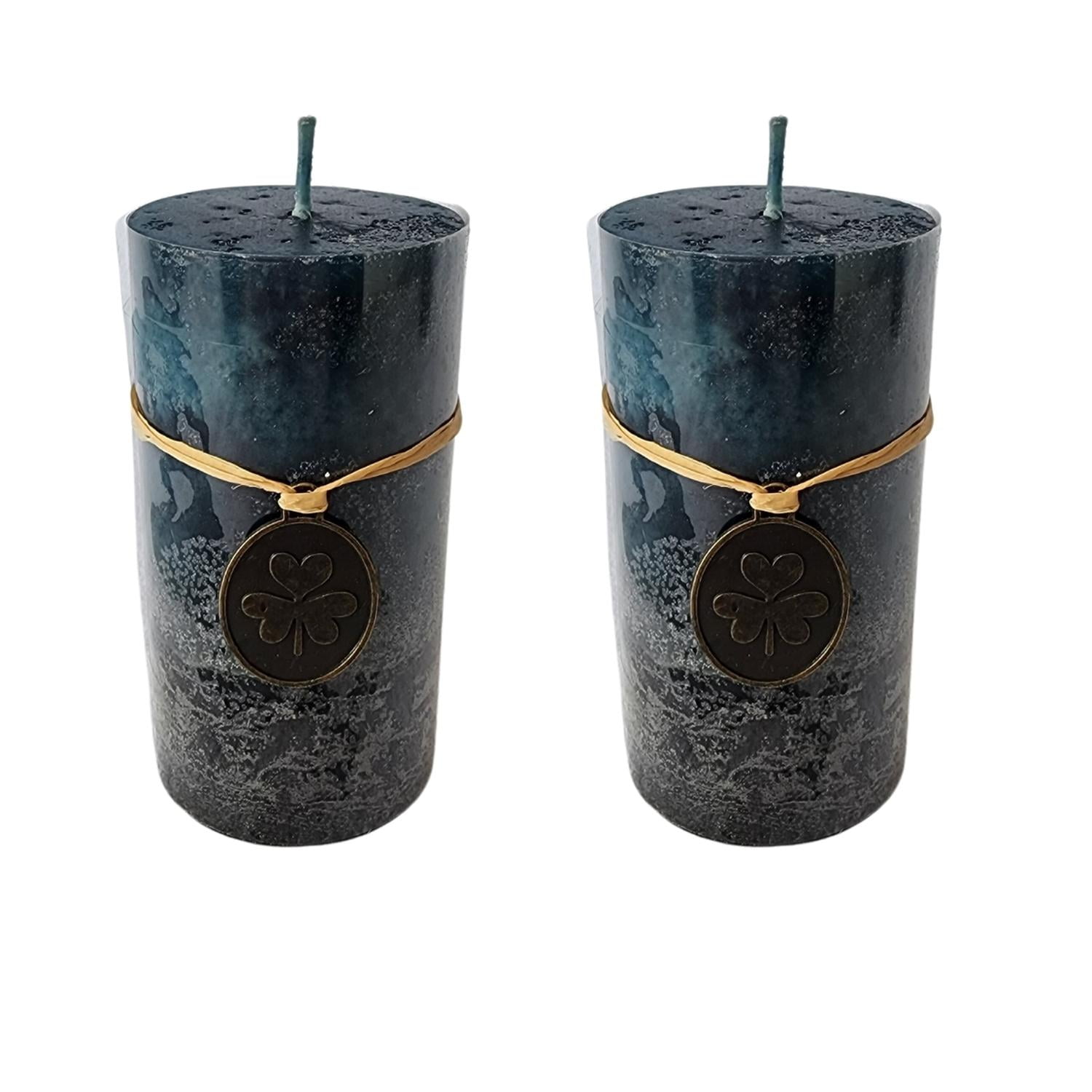 Cirio Vela Velon Alto 10Cm. Dos Unidades Aromaticos Azul azul | Lider