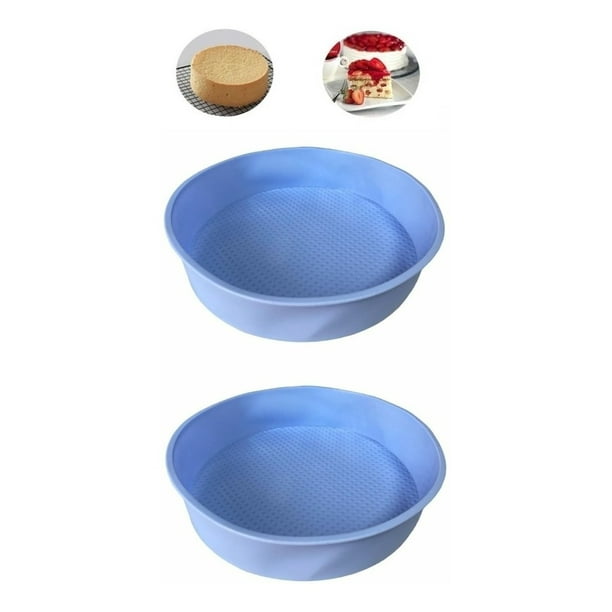 2 Moldes Silicona Queque Molde Torta Molde Silicona Redondo | Lider