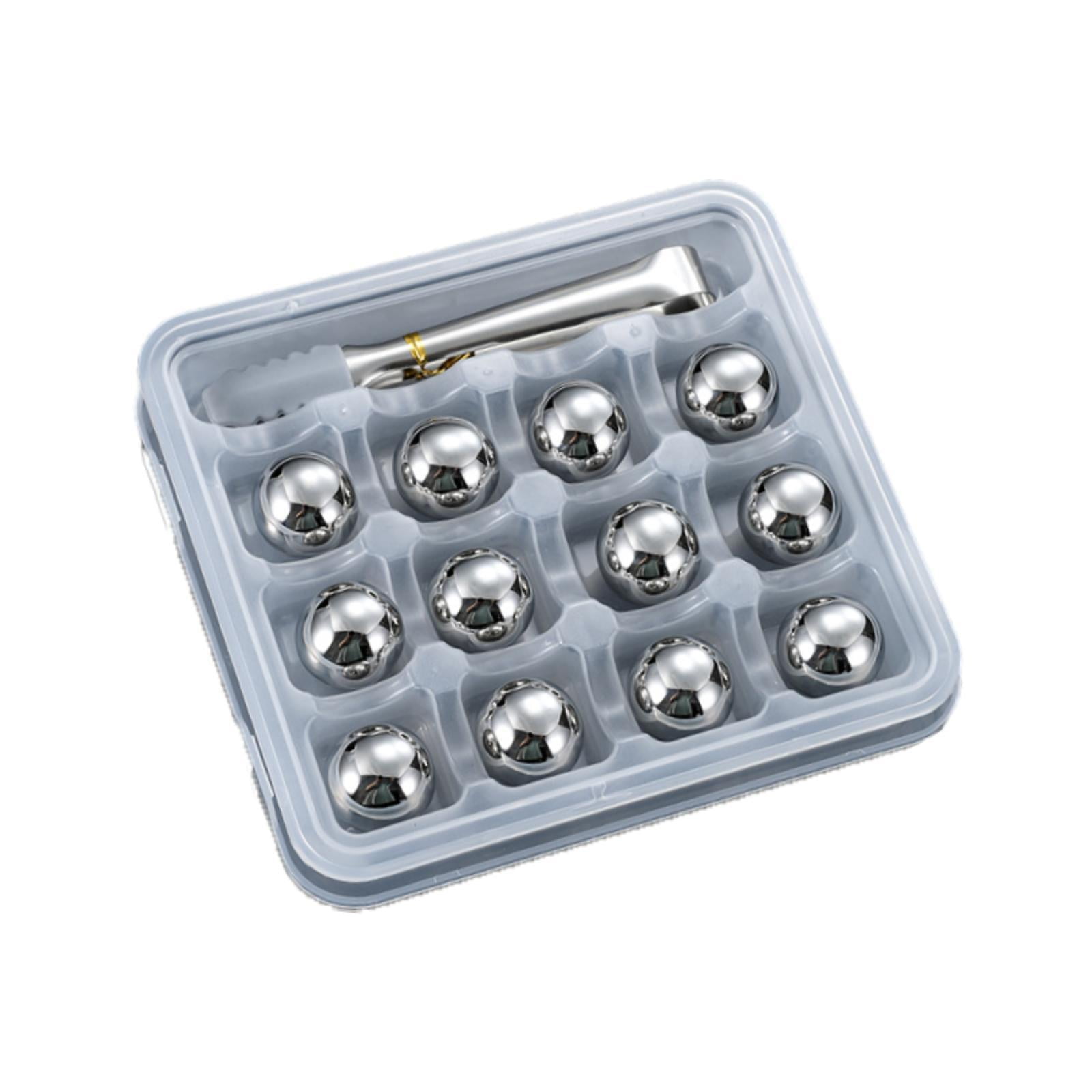 Cubitos De Hielo De Acero Inoxidable De 2,5 Cm Para Barra De Jugos, 12 ...