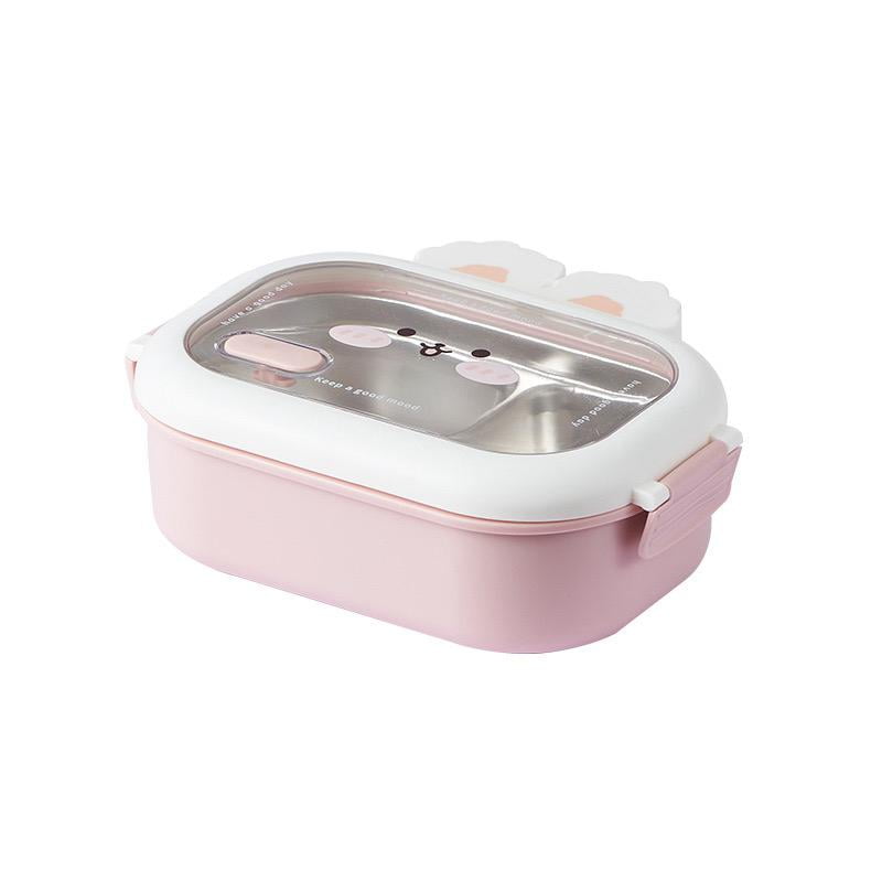 Taper de Comida con Diseño Conejo 1000ml con 2 Divisiones | Lider