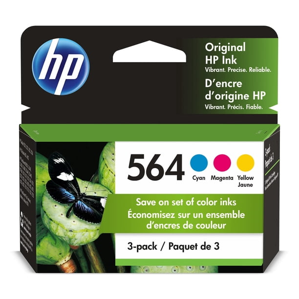 Cartuchos de tinta HP 564 cian, magenta y amarillo (paquete de 3) | Lider