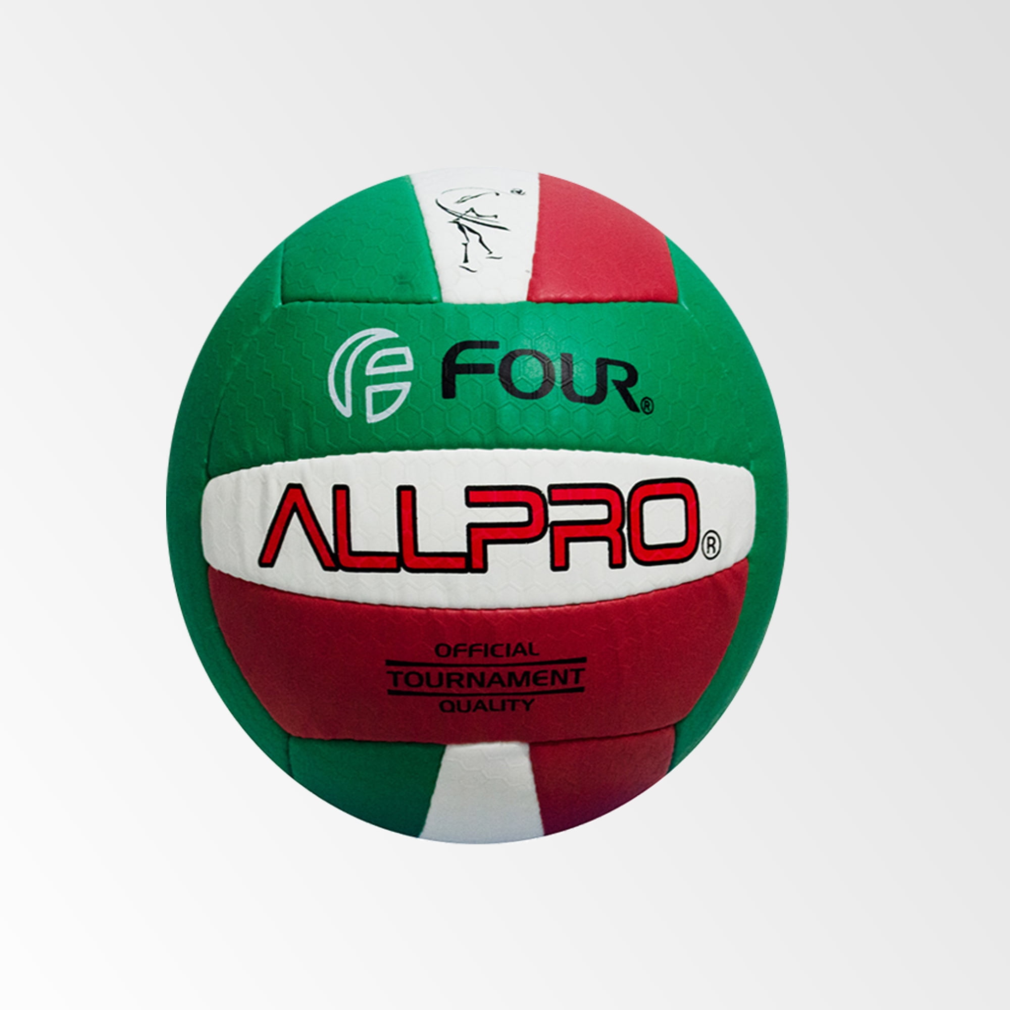 Balón Volley All Pro Blanco-Rojo-Verde | Lider