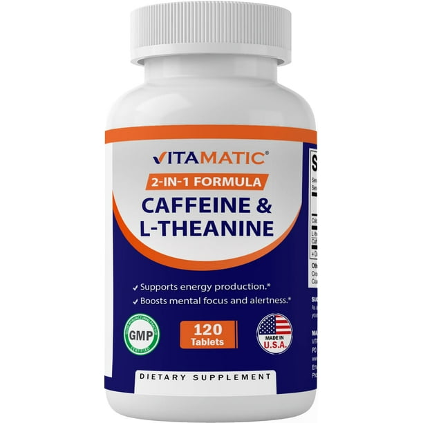 Complemente 200 mg de L-teanina vitamática con 100 mg de cafeína | Lider