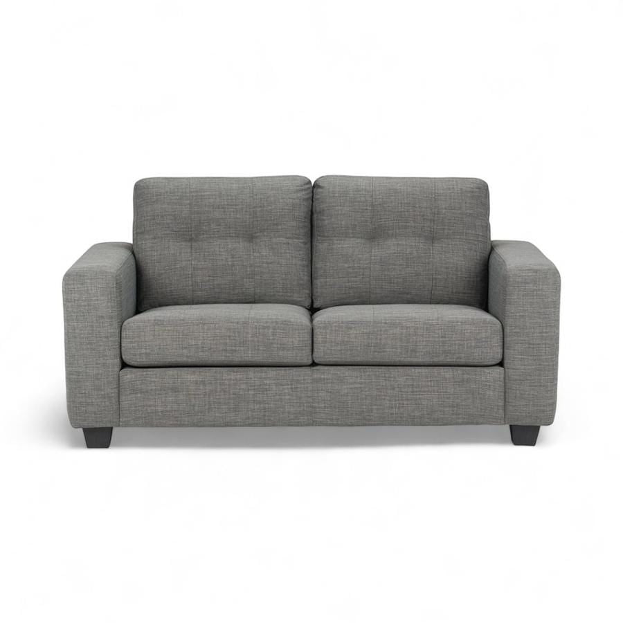 Sofá Rosen Mira Tela 2 Cuerpos Gris Claro | Lider