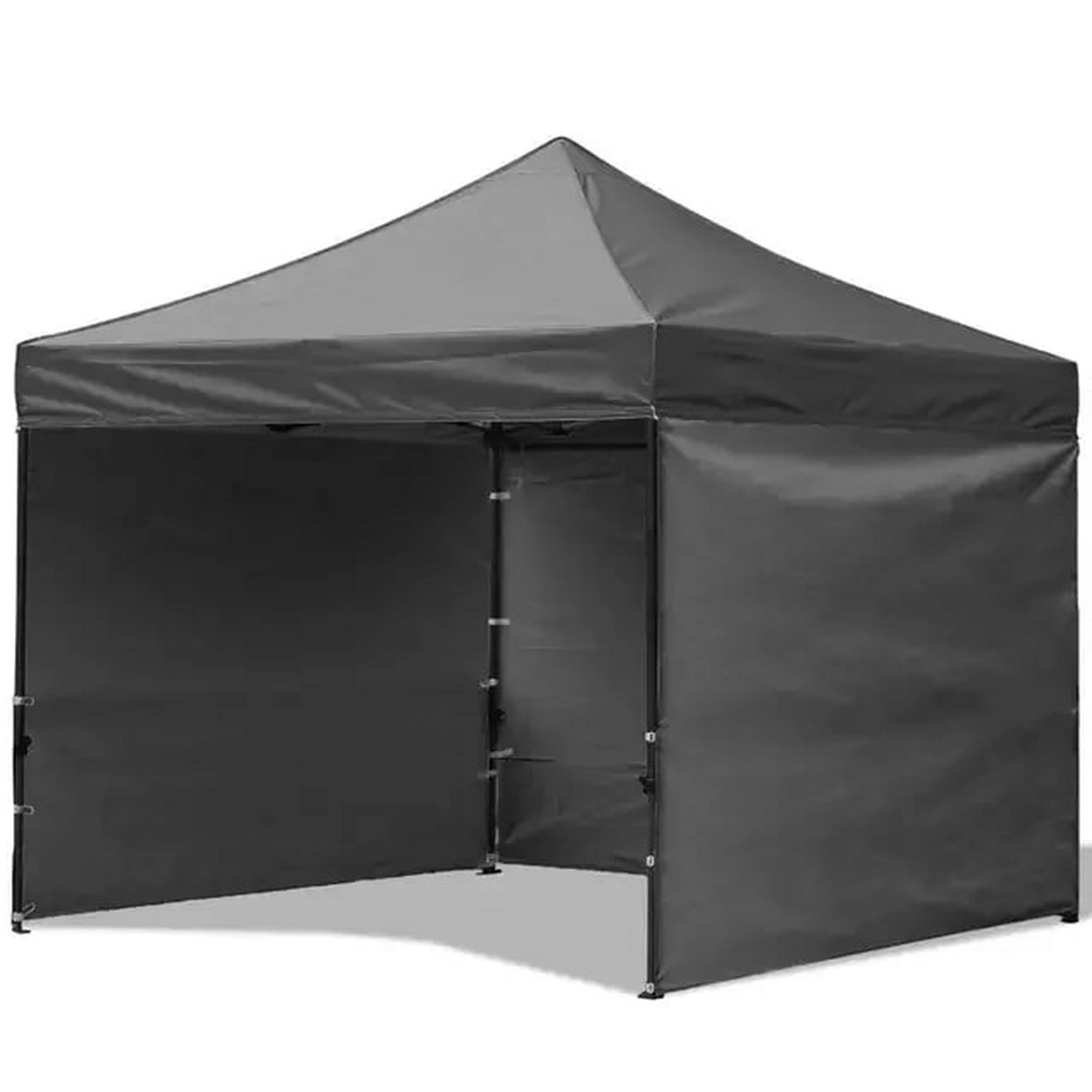 Toldo Plegable 2x2 MTS Con Paredes Laterales Negro Impermeable UV | Lider