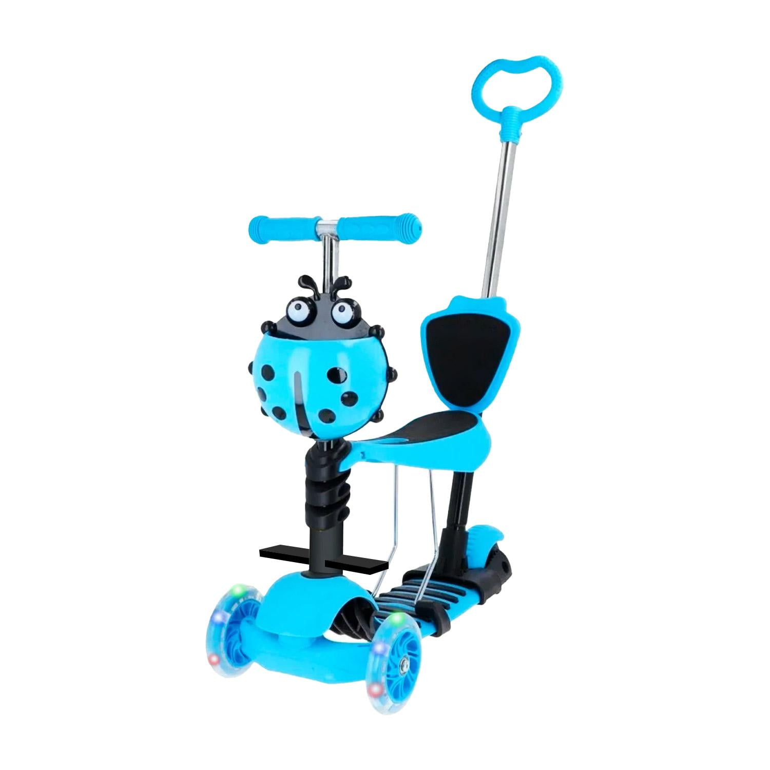 Scooter Monopatín 5 en 1 y ruedas con luces | Lider