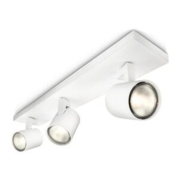 Foco Spot Led Track Light 3xgu10 Blanco Incluye Ampolleta Cálida | Lider