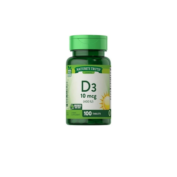 Vitamina D3 400 Iu 100 Tabletas - | Lider