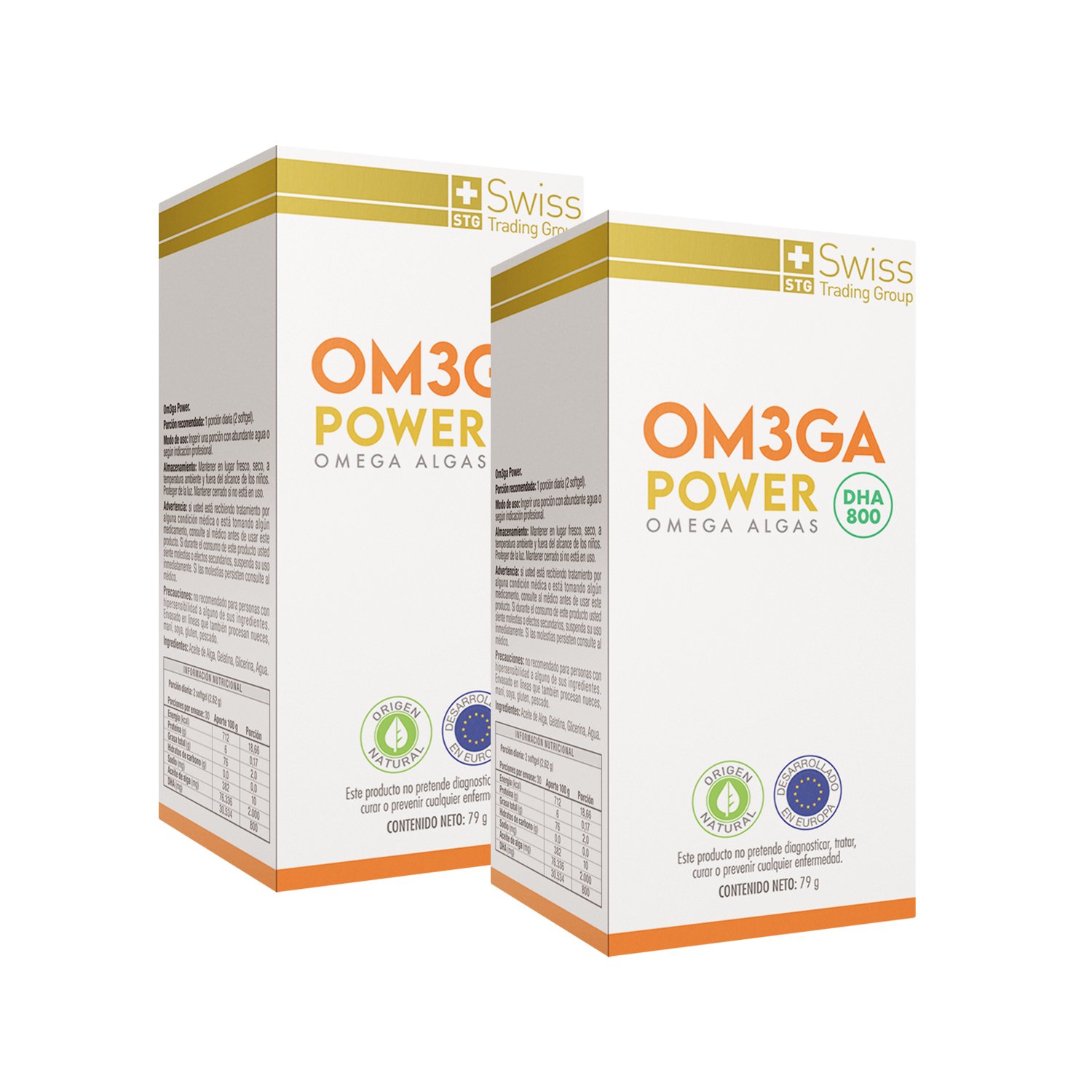 Omega 3 Power - Dos Frascos con 60 unidades cada uno | Lider