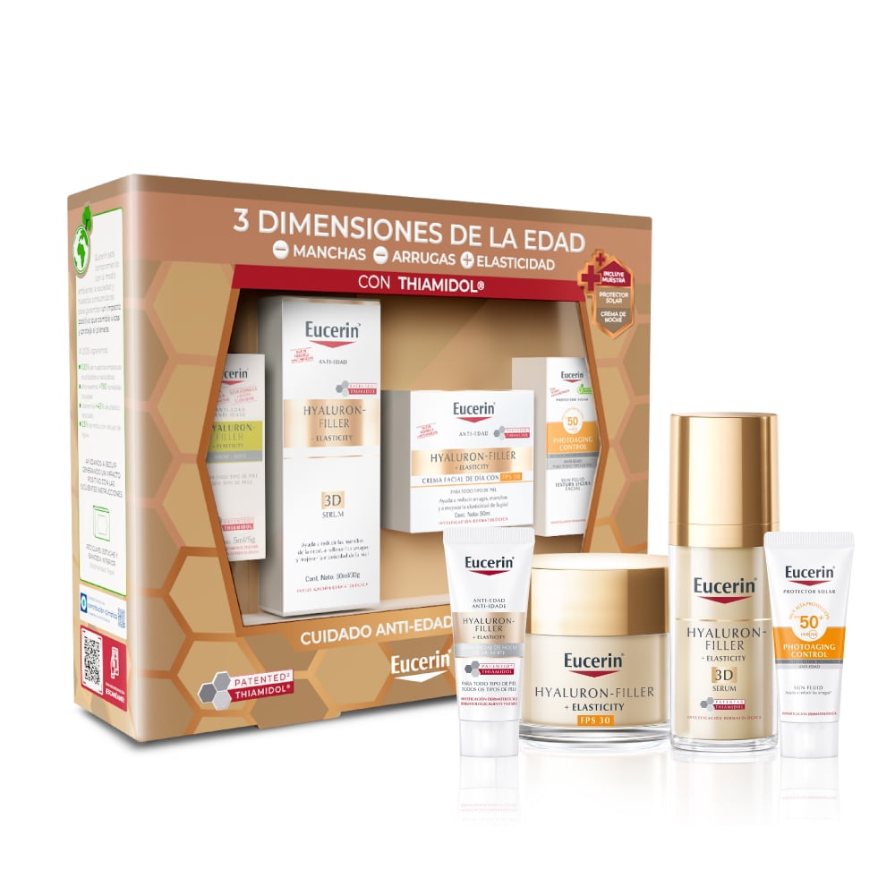 EUCERIN Pack Rutina Elasticity Filler Anti-Edad 137ml | Lider