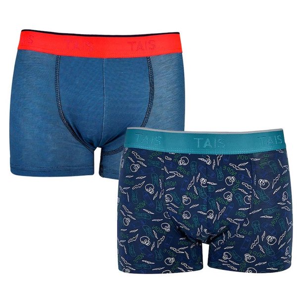 Pack 2 Boxer Algodón Juvenil Talla 16 Azul | Lider