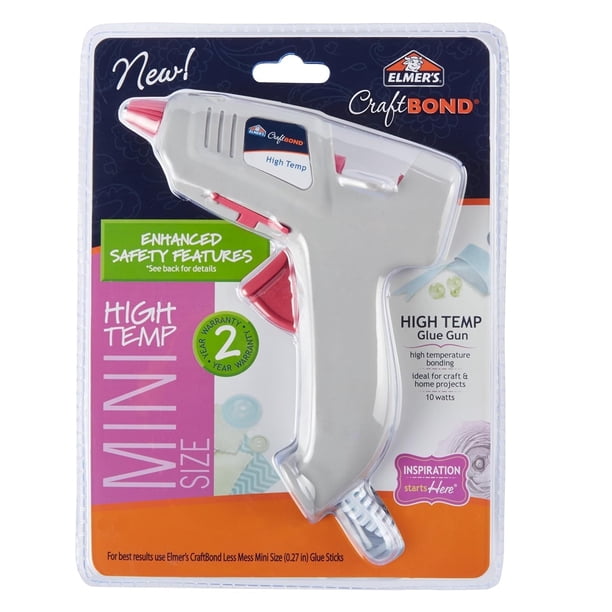 Pistola de silicón caliente Elmer's Craft Bond High-Temp Mini de 10 W ...