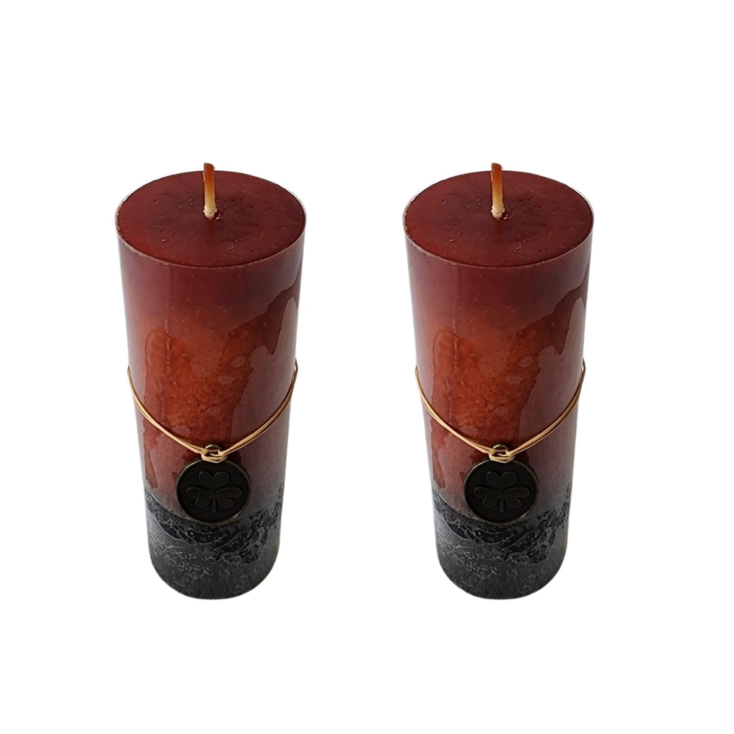 Vela Velon Cirio Alto 15Cm. Aromatico Pack 2 Unidades Rojo rojo | Lider