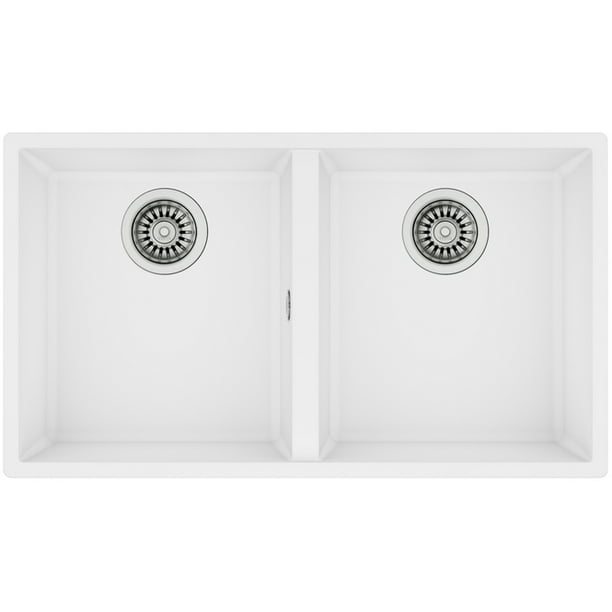 Lavaplatos Granito SQUARE 2C-760 TG Blanco Teka | Lider