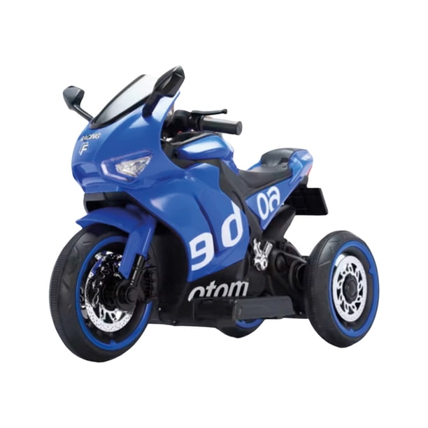 Moto Eléctrica Infantil 3 Ruedas Turbo 6v Gsx Azul | Lider