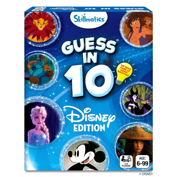 Juego de cartas Skillmatics Guess in 10 personajes de Disney mayores de ...